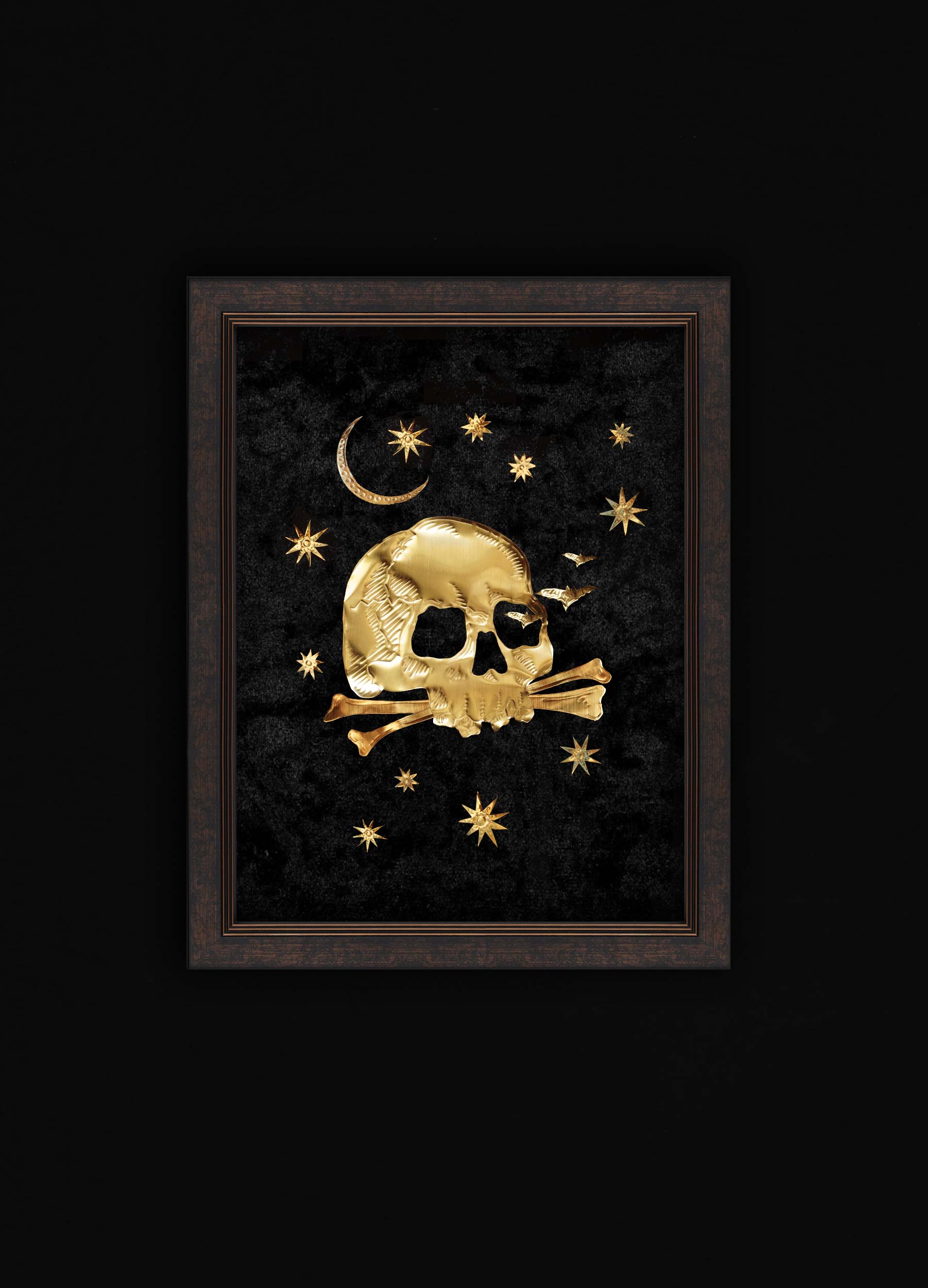 Gilded Skull Medium 10 - Brass Legacy - Cocorrina