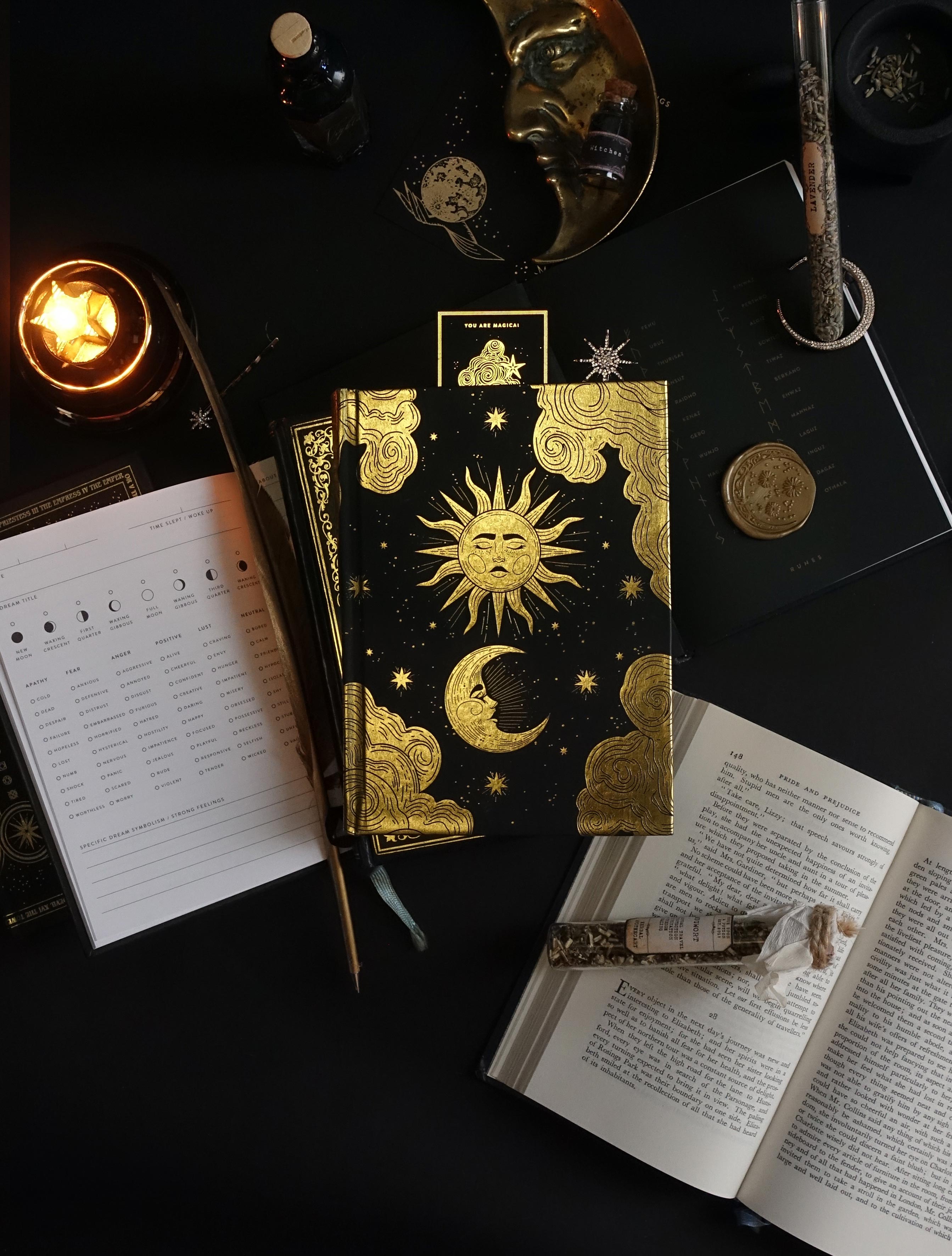 Sun & Moon Blank Journal - Cocorrina