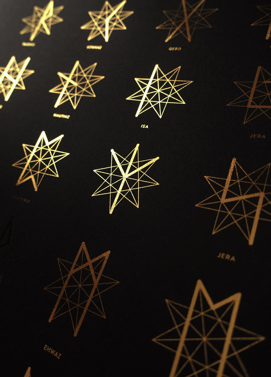 The Rune Star Art Print – Cocorrina